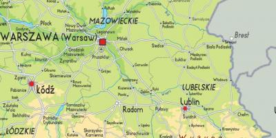 Lenkijos žemėlapis: geografinis žemėlapis, kelių žemėlapis ir turizmo ...